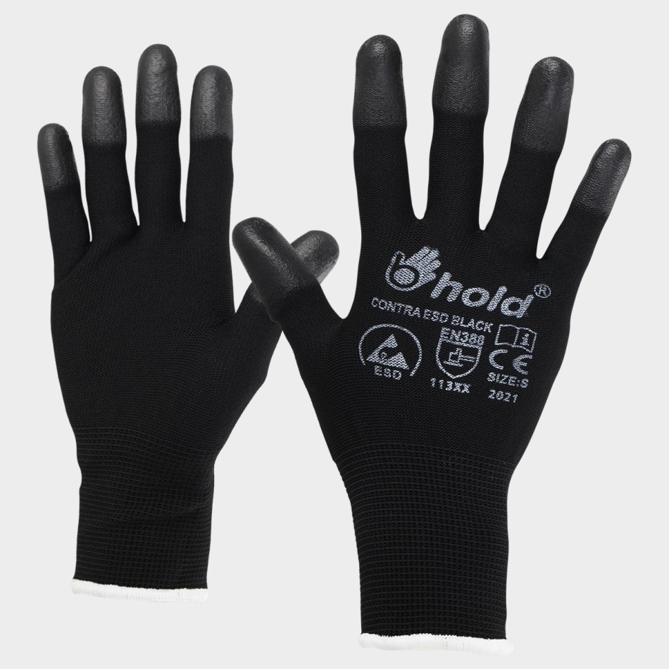 Πλεκτά γάντια CONTRA ESD BLACK 3350 → Γάντια πλεκτά και υφασμάτινα Τοπ Προσφορές — Stenso.gr
