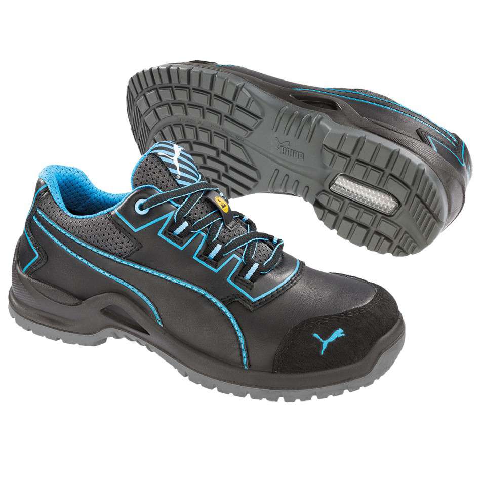 PUMA NIOBE BLUE WNS LOW S3 ESD SRC Safety shoes 1697 → Χαμηλά παπούτσια Τοπ Προσφορές — Stenso.gr